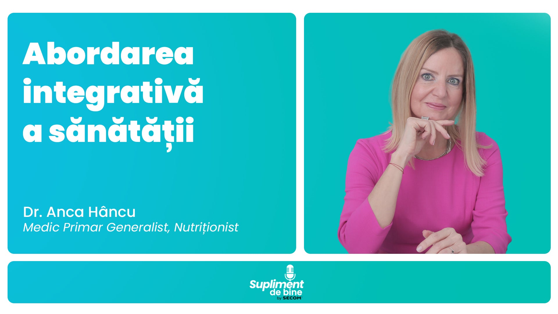 Ep. 37 – Abordarea integrativa a sanatatii – Dr. Anca Hancu – Medic Pr ...