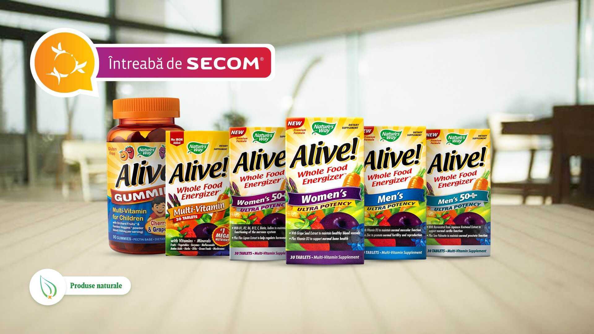 Vitalitate pentru fiecare cu noua gama Alive!™ Ultra de la Secom