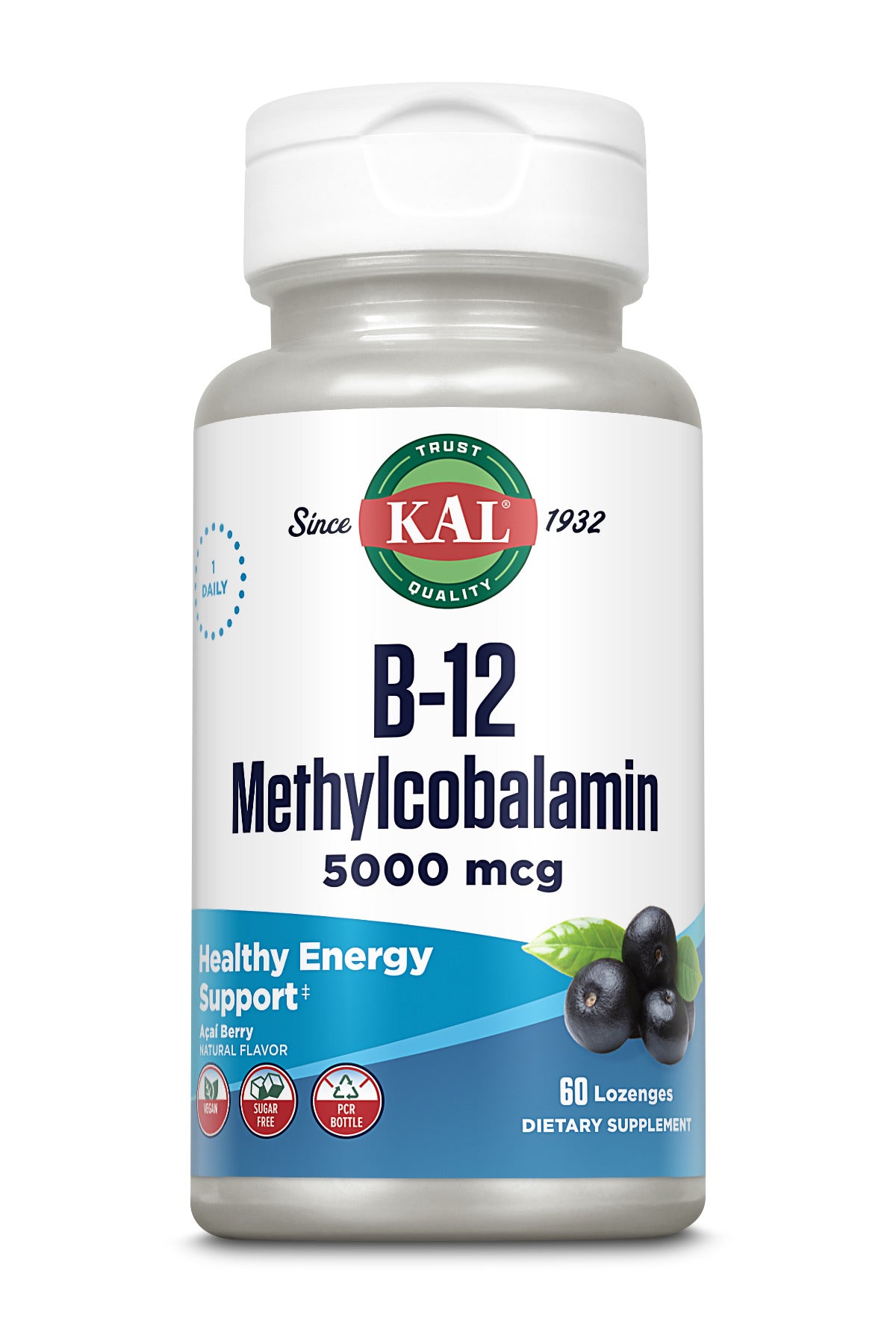 Methylcobalamin (Vitamina B12) 5000mcg – KAL – 60 comprimate pentru ...
