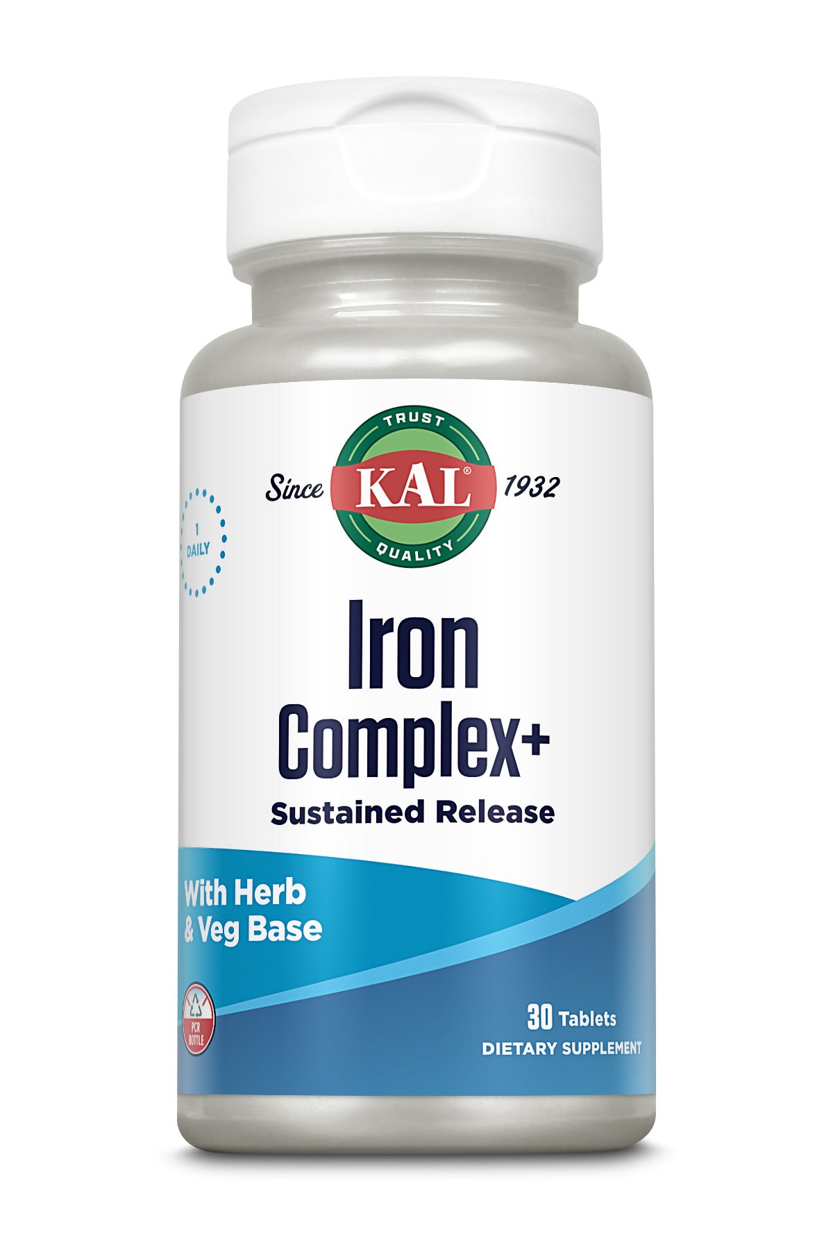 Iron Complex + 30tb – KAL – 30 tablete cu eliberare prelungita | Secom