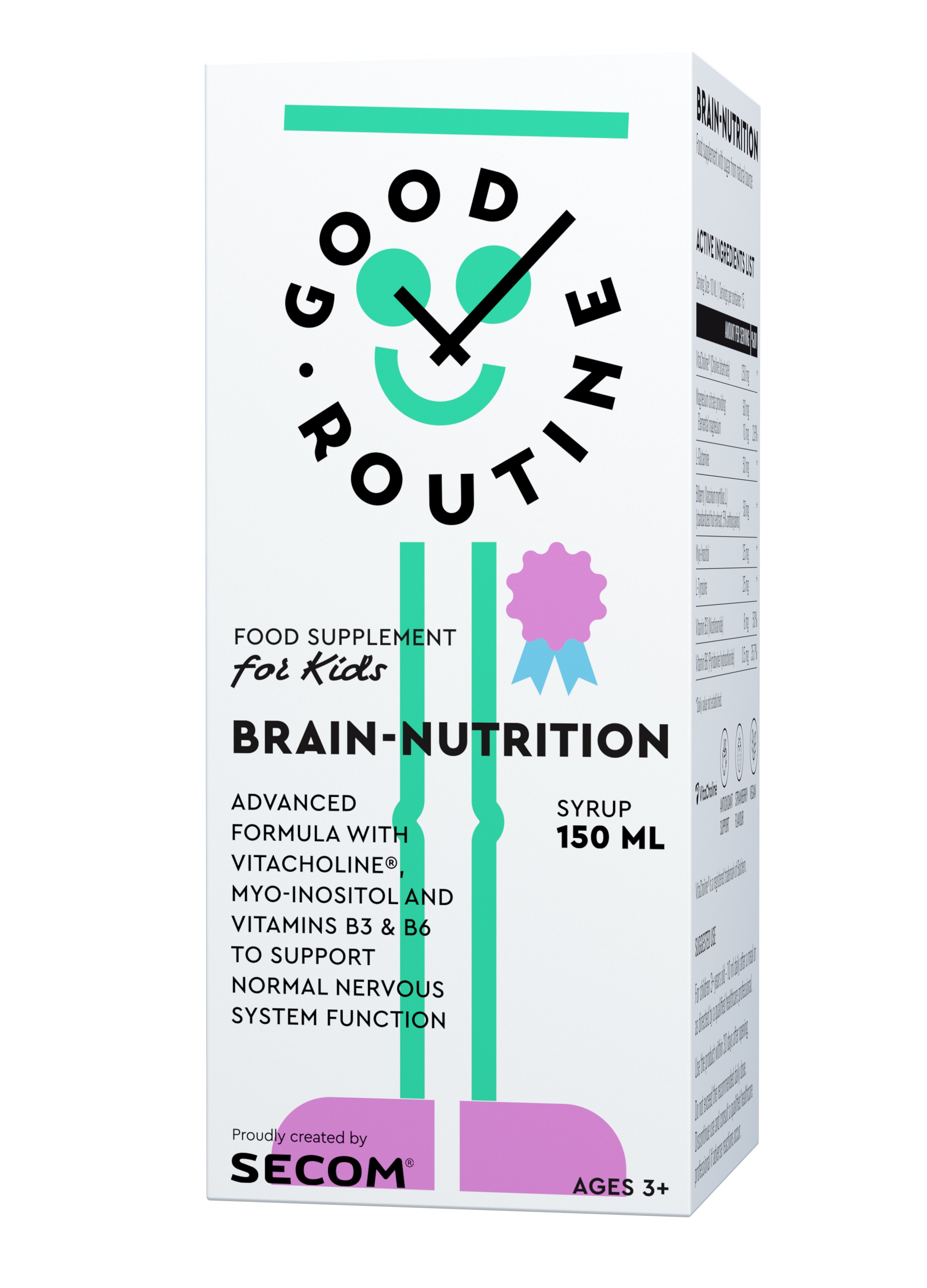 Brain-Nutrition – GOOD ROUTINE – 150 ml (gust de capsuni) | Secom