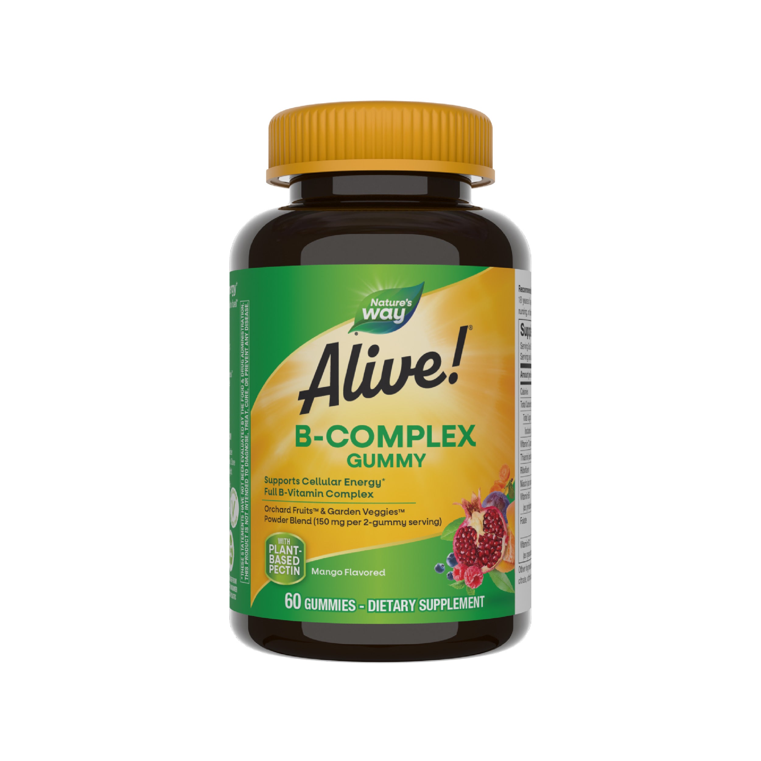 Alive! B-Complex Gummy – Natures Way – flacon din material polimeric cu ...