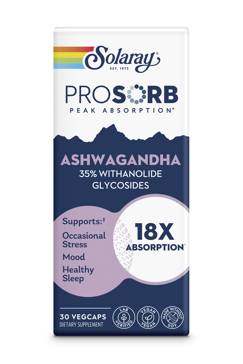 Prosorb Ashwagandha 240mg – Solaray – 30 capsule vegetale | Secom