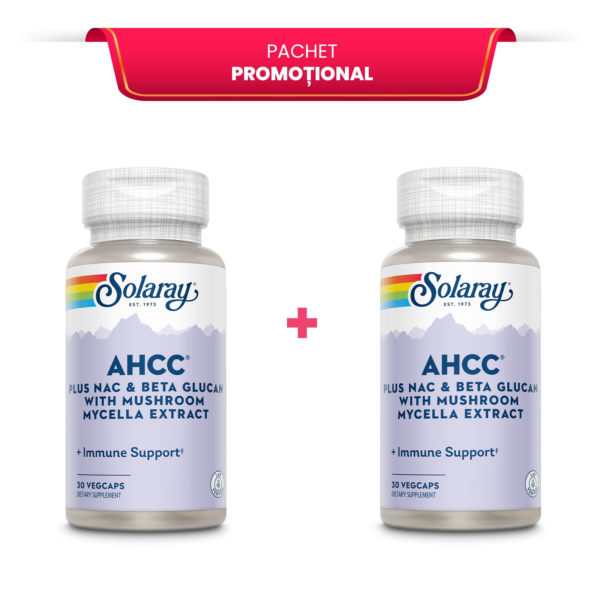 Pachet Promotional 2x AHCC plus NAC and BetaGlucan – Secom | Secom