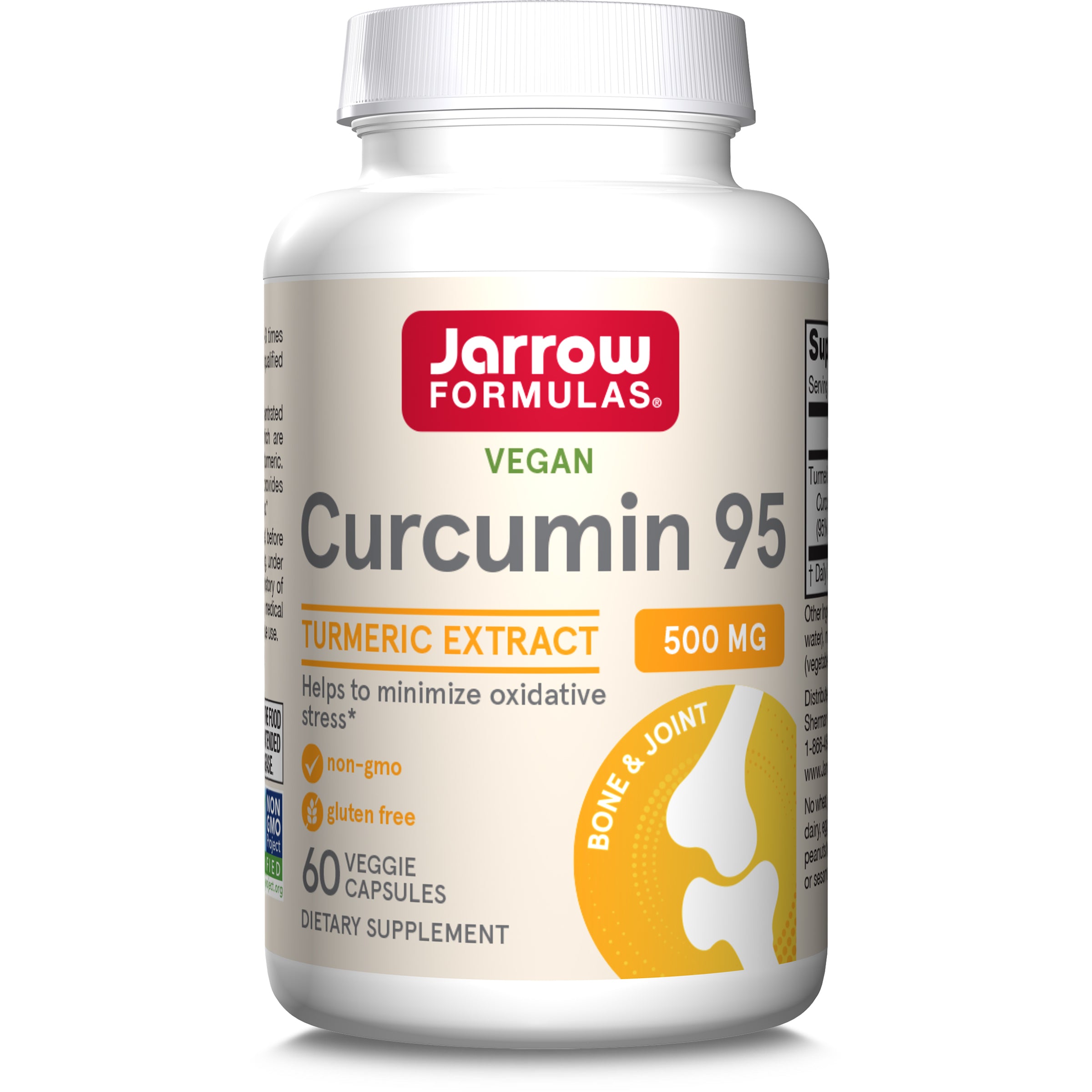 Curcumin 95 500mg – Jarrow Formulas – 60 capsule vegetale | Secom