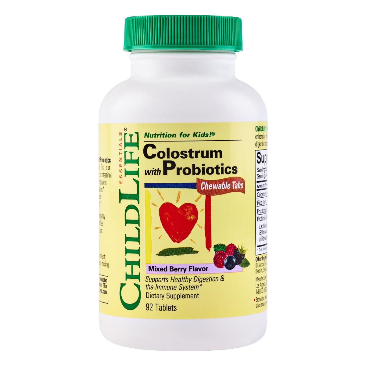 Colostrum with Probiotics Chewable Tabs – Childlife Essentials – 92 ...