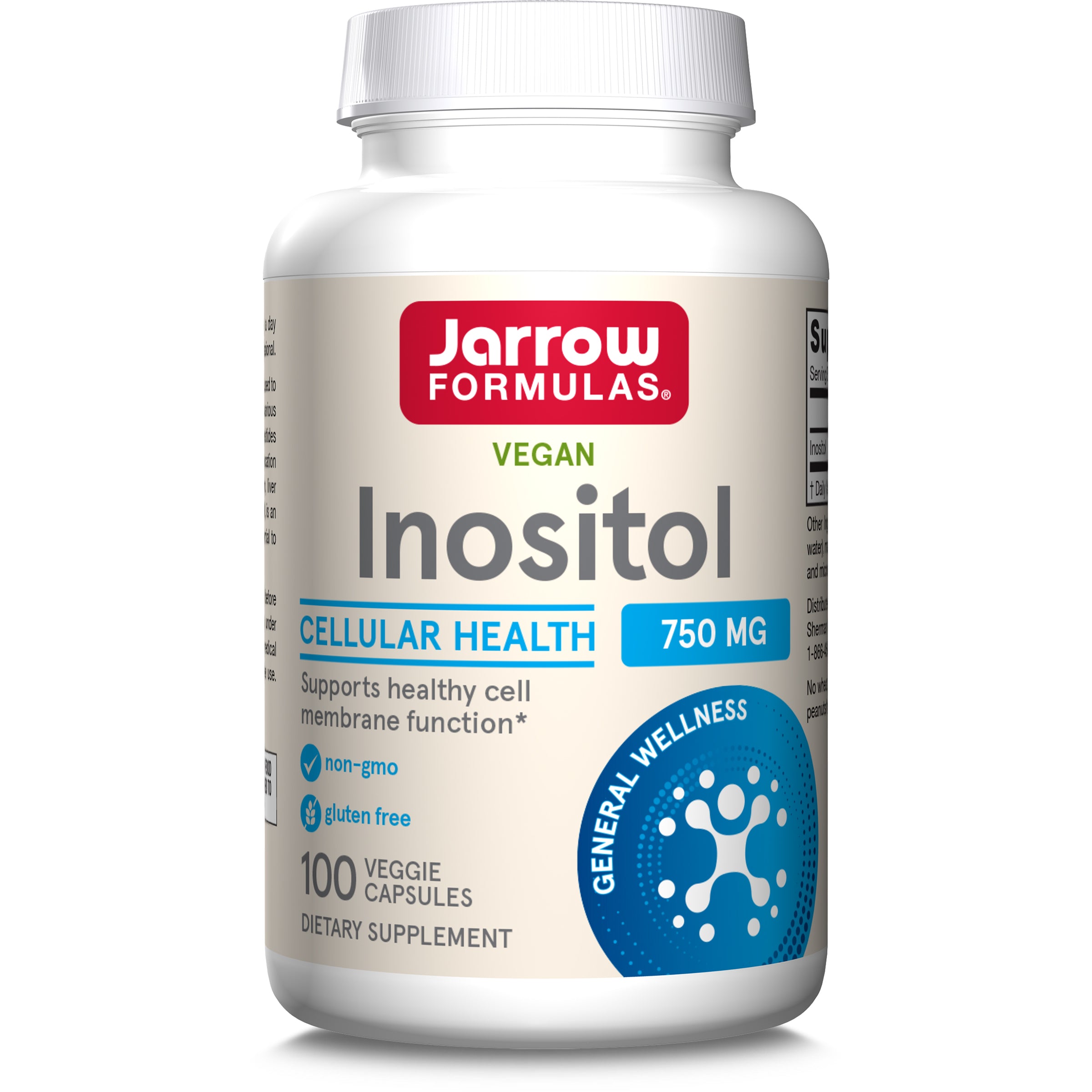 Inositol 750mg – Jarrow Formulas – 100 capsule vegetale | Secom