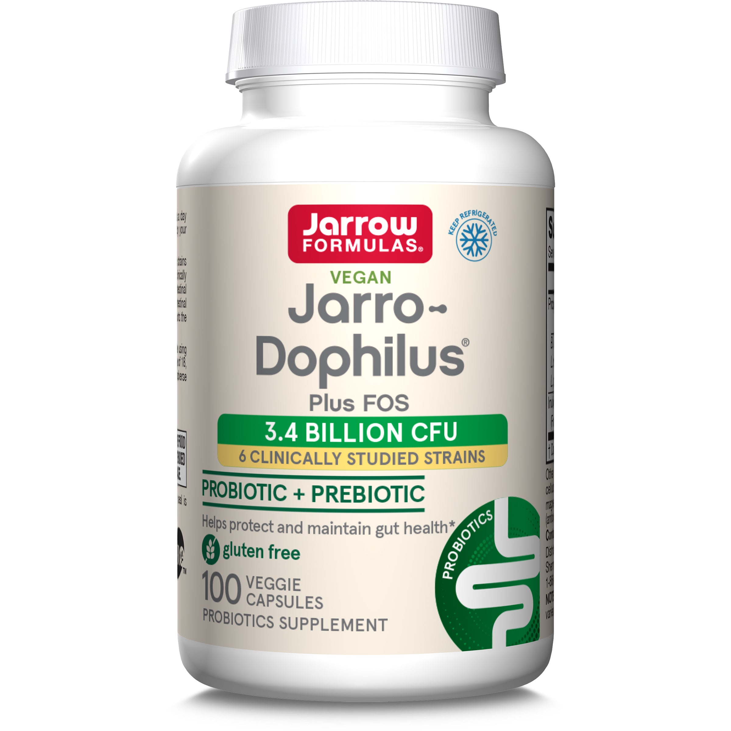 Jarro-Dophilus®+FOS 100 caps – Jarrow Formulas – 100 capsule vegetale ...