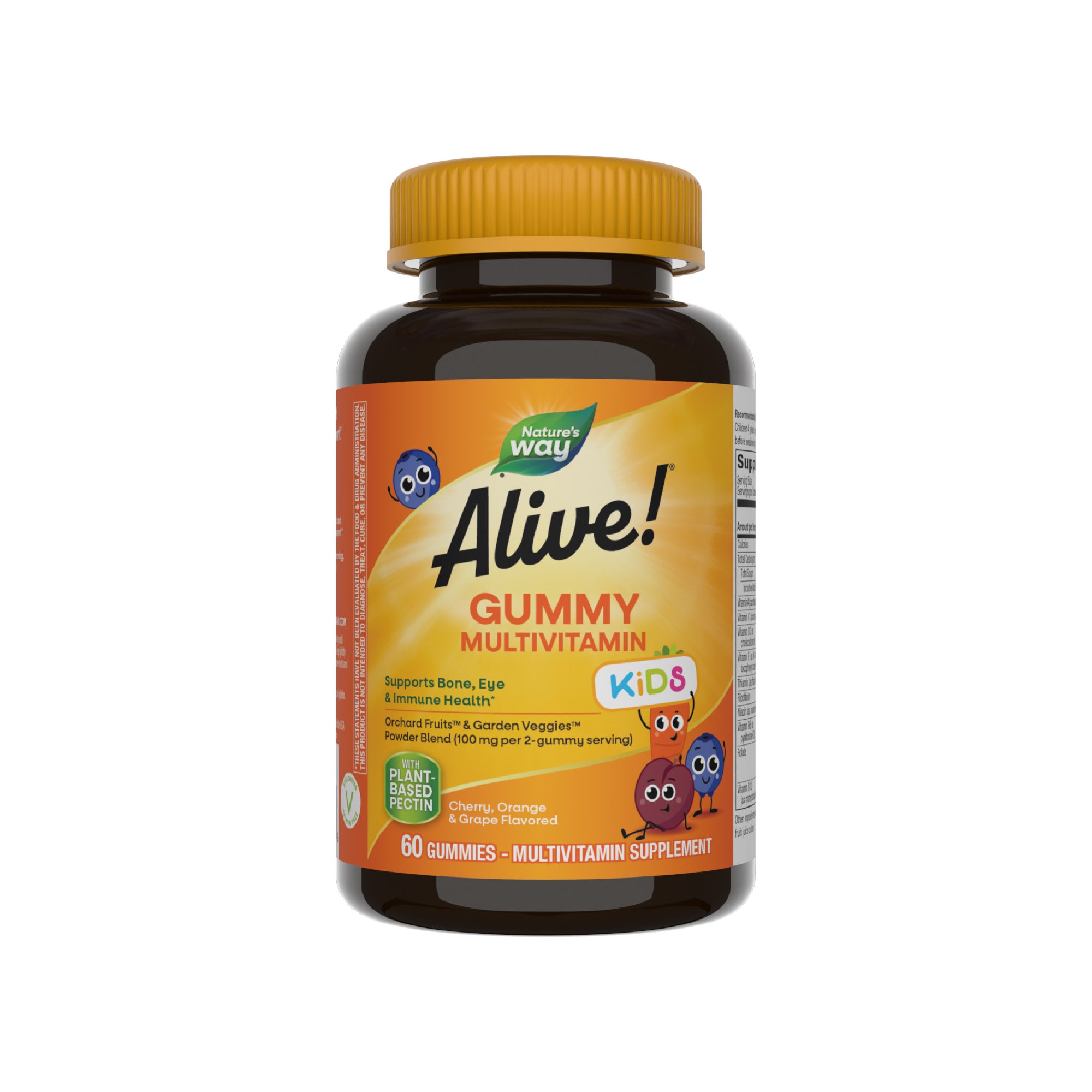 Alive! Kids Multivitamin Gummy 60 – Natures Way – flacon cu 60 jeleuri ...