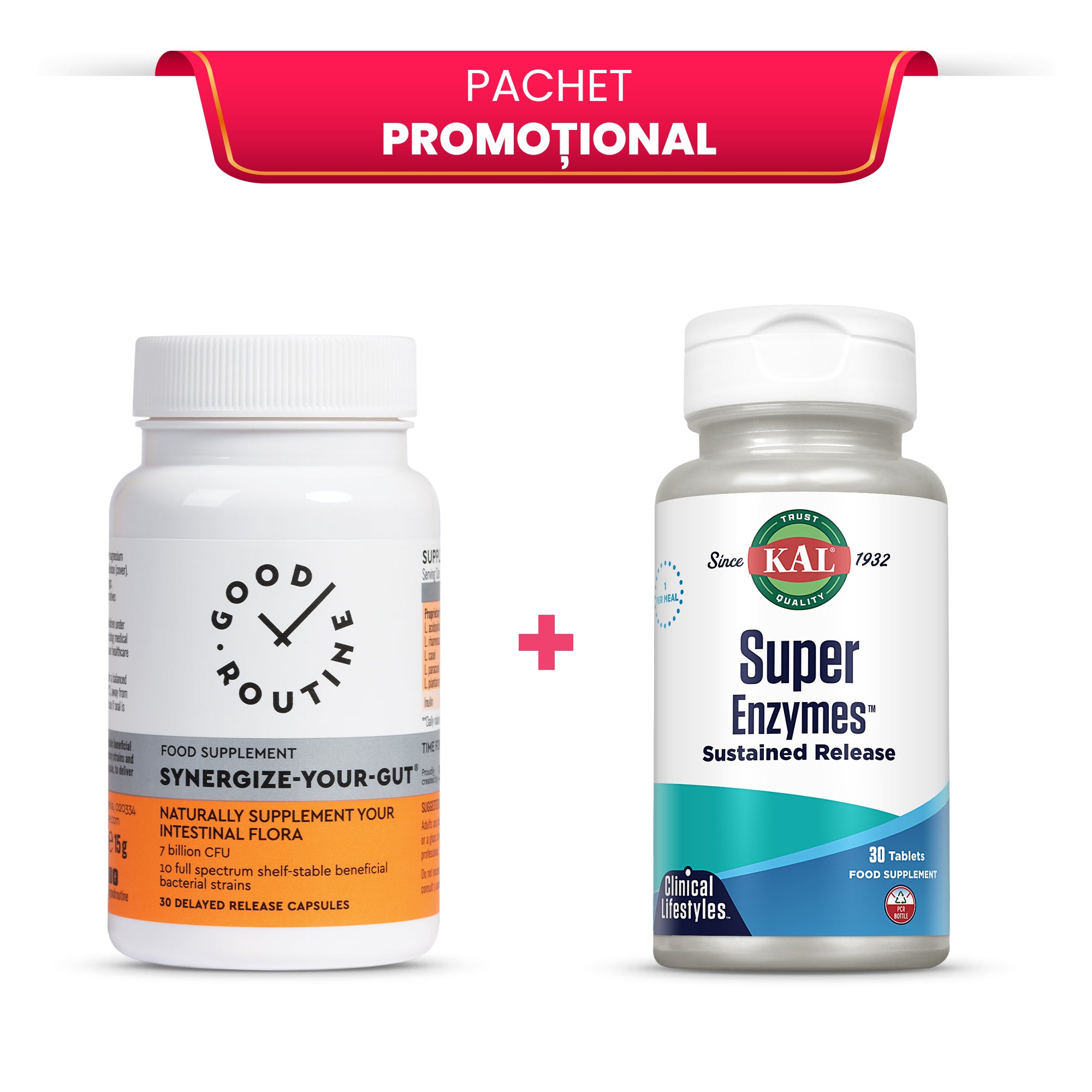 Pachet Promotional Super Enzymes™ + Synergize-Your-Gut® 30 caps – Secom ...
