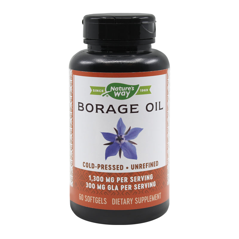 Borage Oil 1300mg – Natures Way – 60 capsule gelatinoase moi | Secom