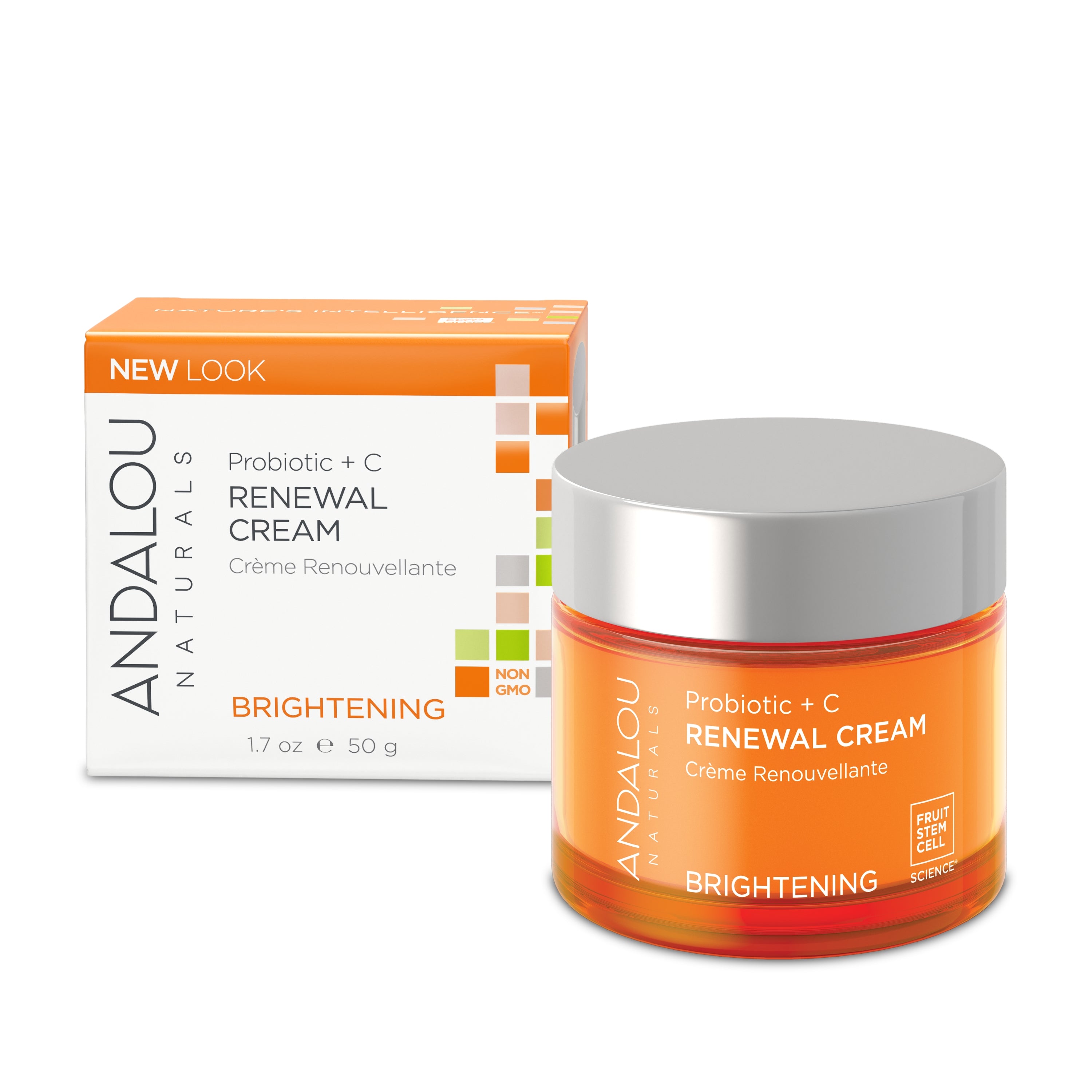 Probiotic + C Renewal Cream – Andalou Naturals – 50g | Secom
