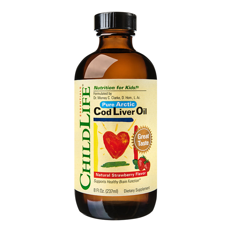 Cod Liver Oil – Childlife Essentials – 237ml (gust de capsune) | Secom