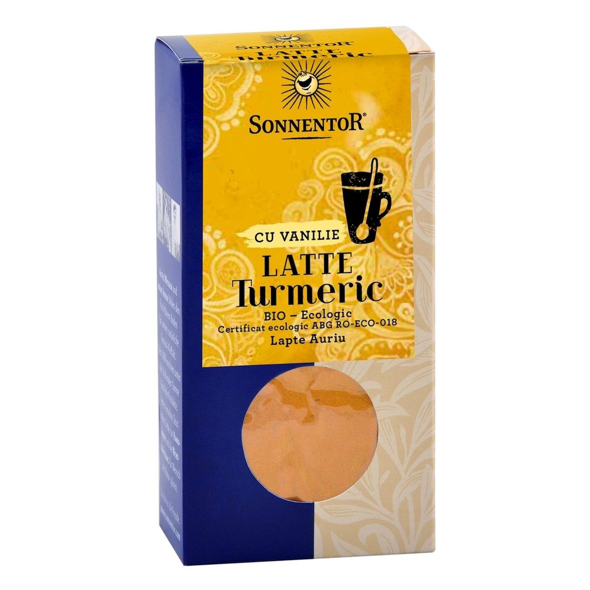 LATTE TURMERIC CU VANILIE 60g – Sonnentor – 60gr. | Secom